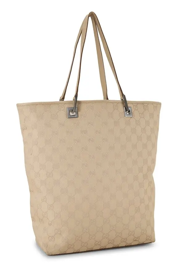Gucci Original Gg Canvas Tote - Beige