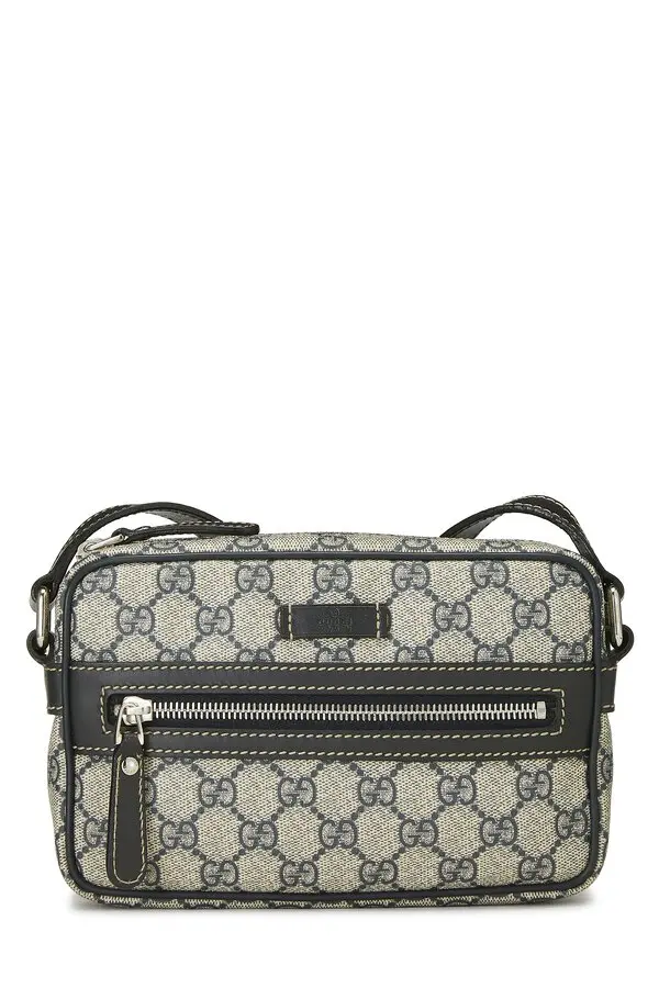 Gucci Gg Supreme Camera Bag - Navy