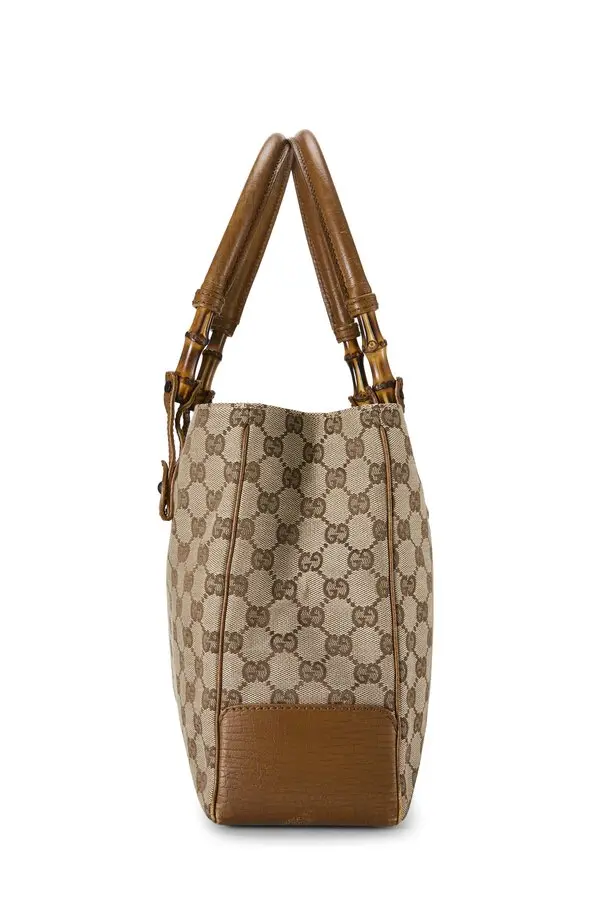 Gucci Original Gg Bamboo Top Handle Bag