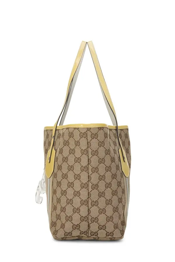Gucci Jolicoeur Web Tote - Yellow