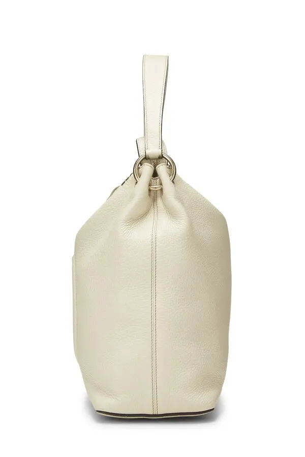 Gucci Cream Leather Soho Convertible Hobo