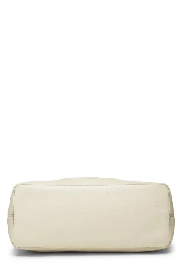 Gucci Cream Leather Soho Convertible Hobo