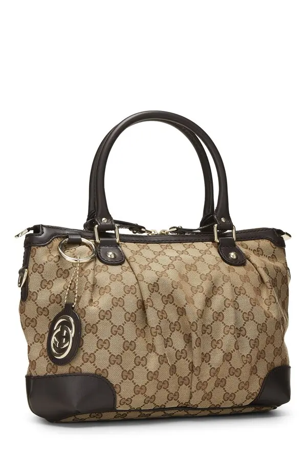 Gucci Original Gg Sukey Zip Handbag