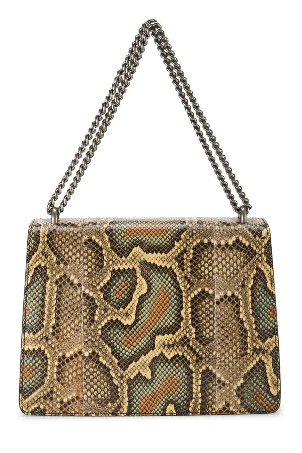 Gucci Multicolor Python Dionysus Shoulder Bag Medium