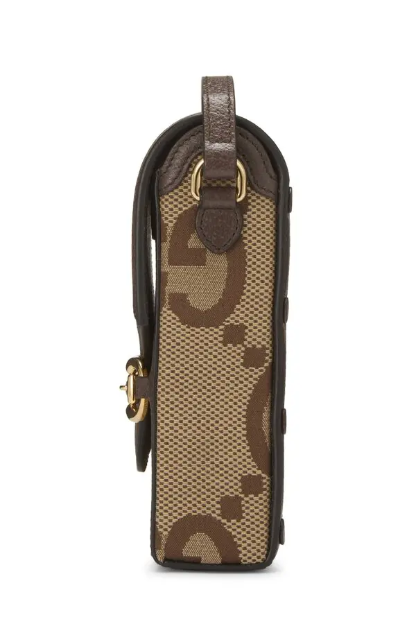 Gucci Jumbo Gg Canvas Crossbody Bag