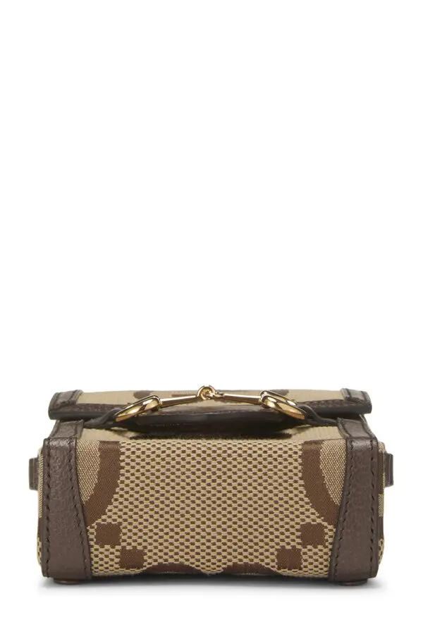 Gucci Jumbo Gg Canvas Crossbody Bag