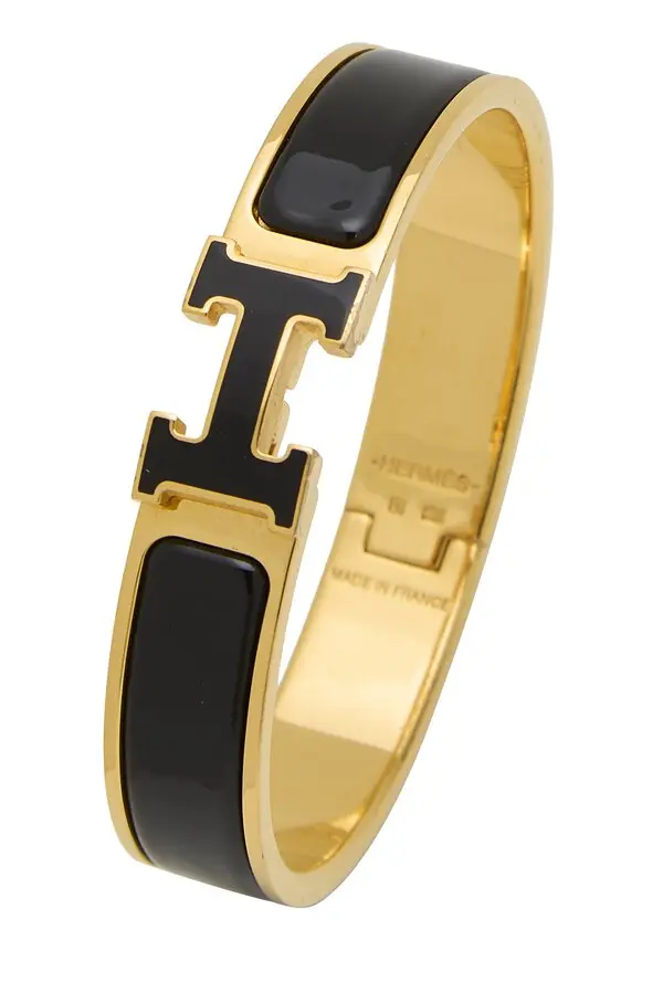Hermès Enamel Clic-clac 'h' Bracelet Pm