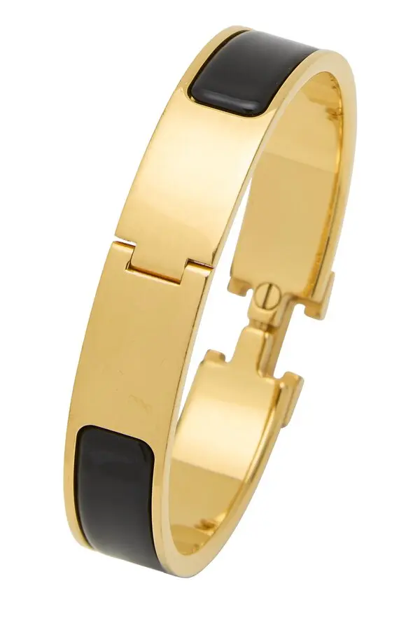 Hermès Enamel Clic-clac 'h' Bracelet Pm