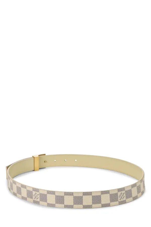 LOUIS VUITTON Damier Azur Carre Belt