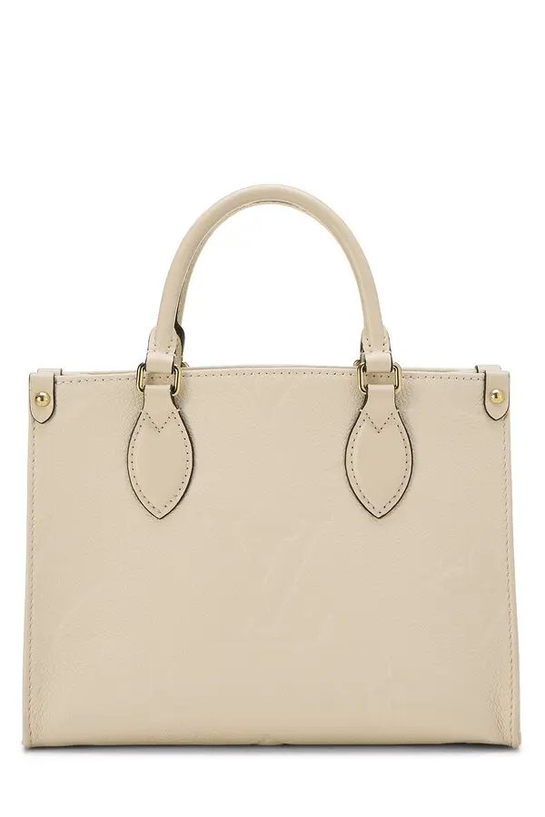 LOUIS VUITTON Empreinte Giant On The Go Tote - Cream