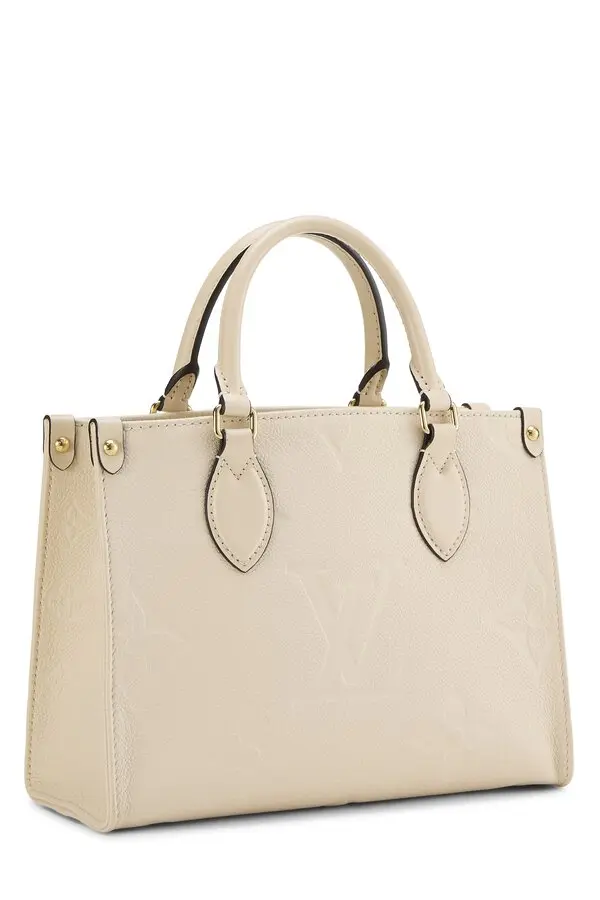 LOUIS VUITTON Empreinte Giant On The Go Tote - Cream