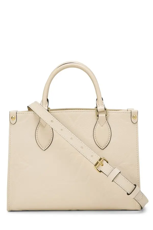 LOUIS VUITTON Empreinte Giant On The Go Tote - Cream