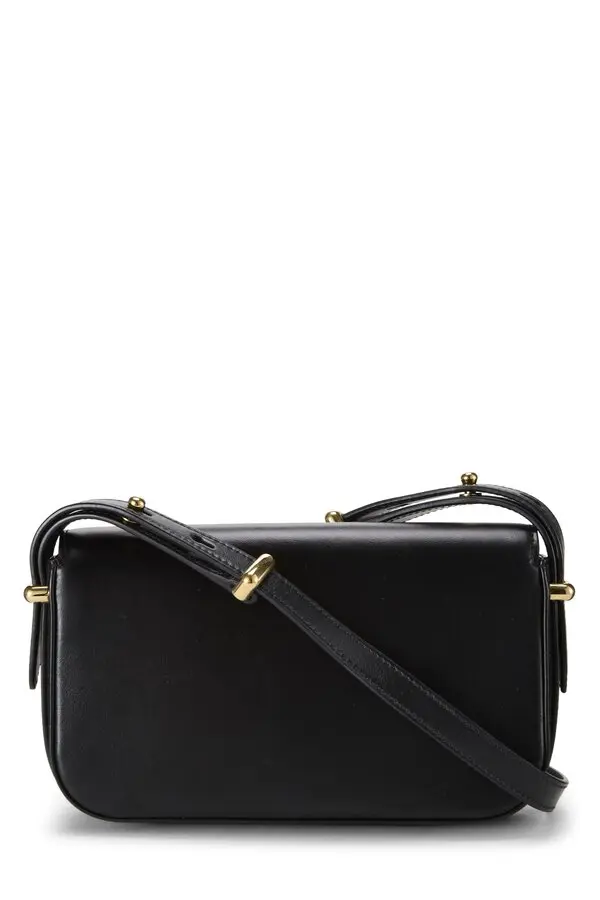 Prada Calfskin Triangle Logo Shoulder Bag