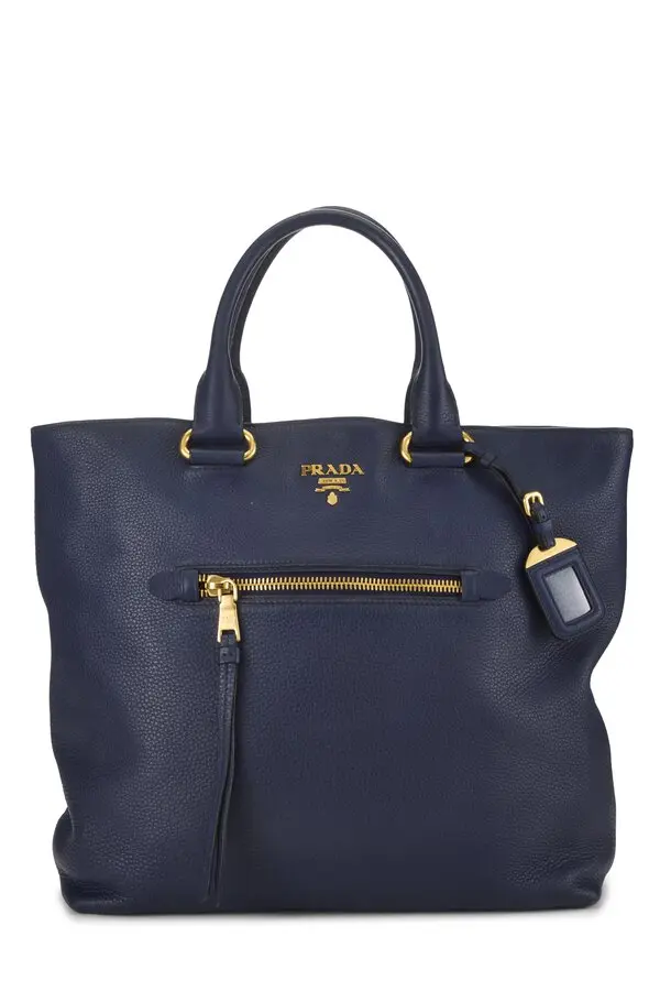 Prada Vitello Daino Shopping Tote
