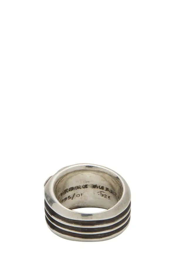 Chrome Hearts Sterling Heart & Dagger Ring