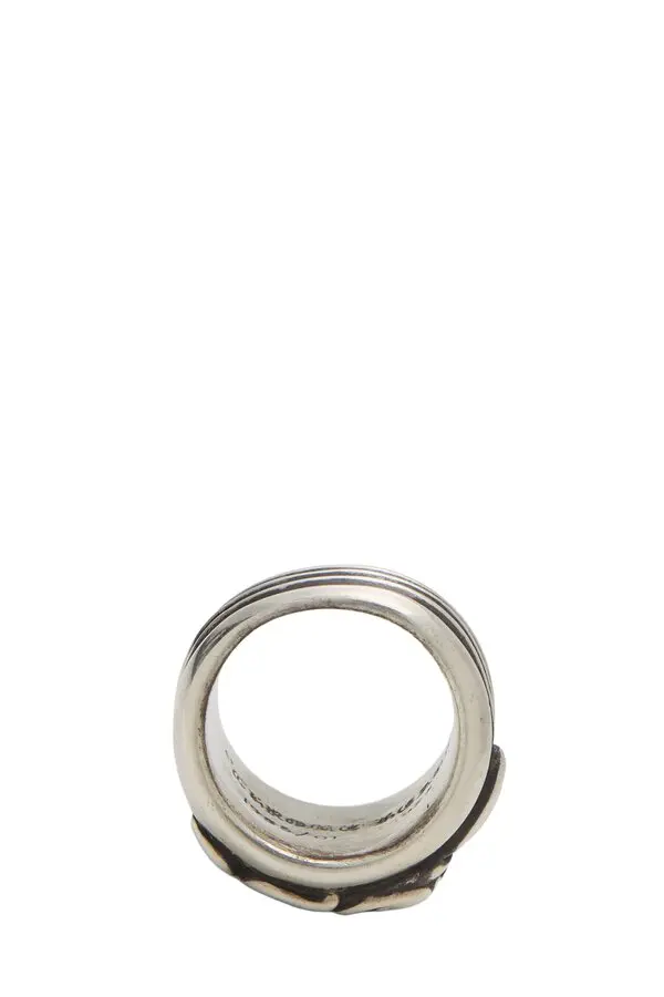 Chrome Hearts Sterling Heart & Dagger Ring