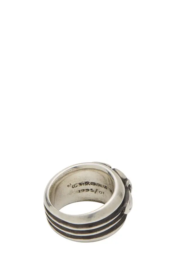 Chrome Hearts Sterling Heart & Dagger Ring