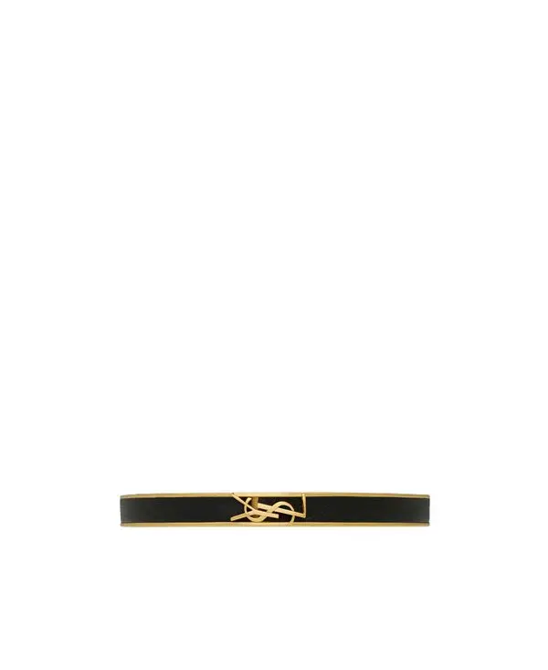 Saint Laurent Logo Plaque Bracelet