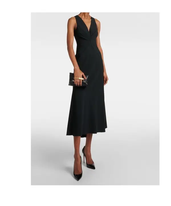 Victoria Beckham Mini Leather Clutch With Chain