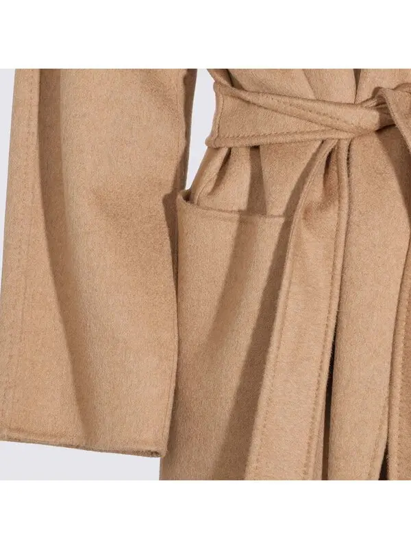 Max Mara Belted Coat - Camel