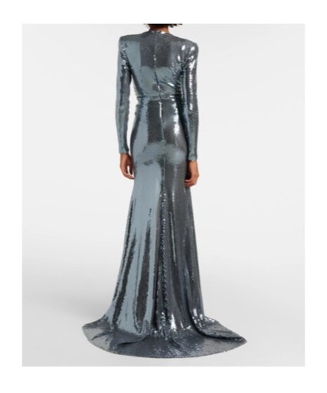 Alex Perry Sequined Gathered Gown