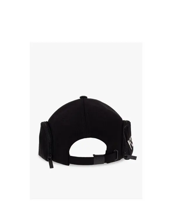 Y3 Logo Cap With Zipper Pockets