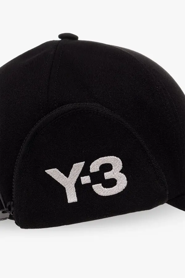 Y3 Logo Cap With Zipper Pockets