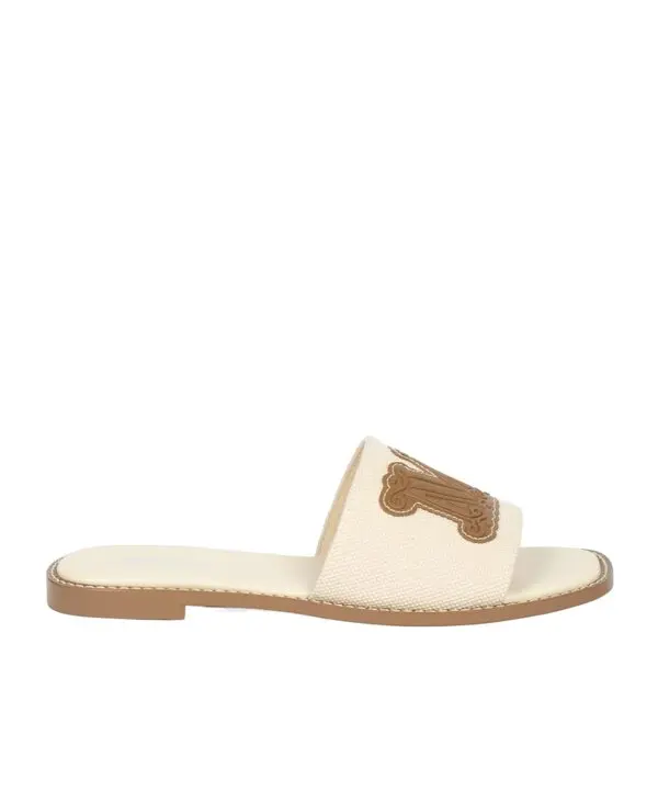 Max Mara Caucaso Logo Slide Sandals