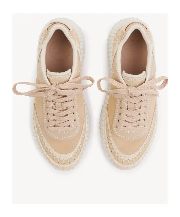 Chloé Nama Lace-up Sneakers