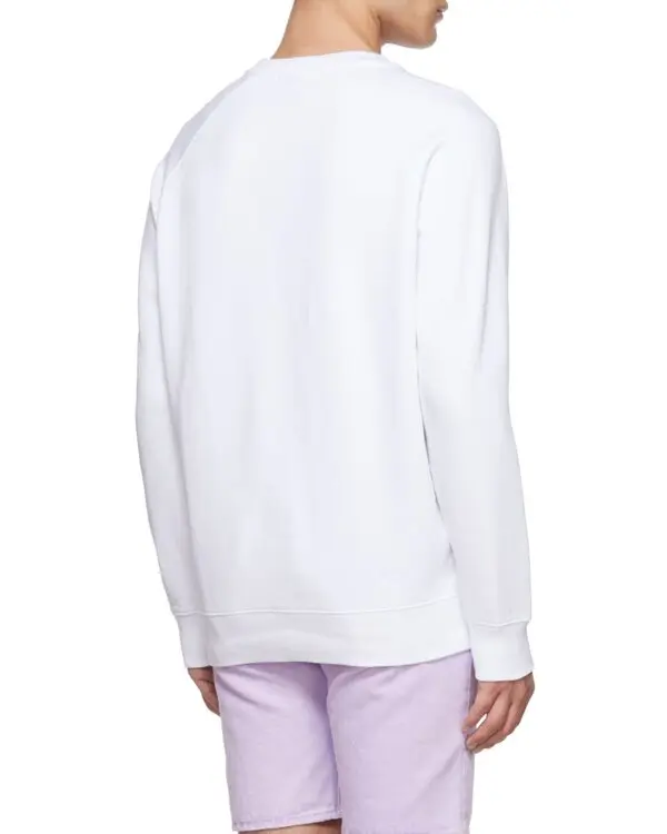 Maison Kitsuné Fox Head-embroidered Crew-neck Sweatshirt