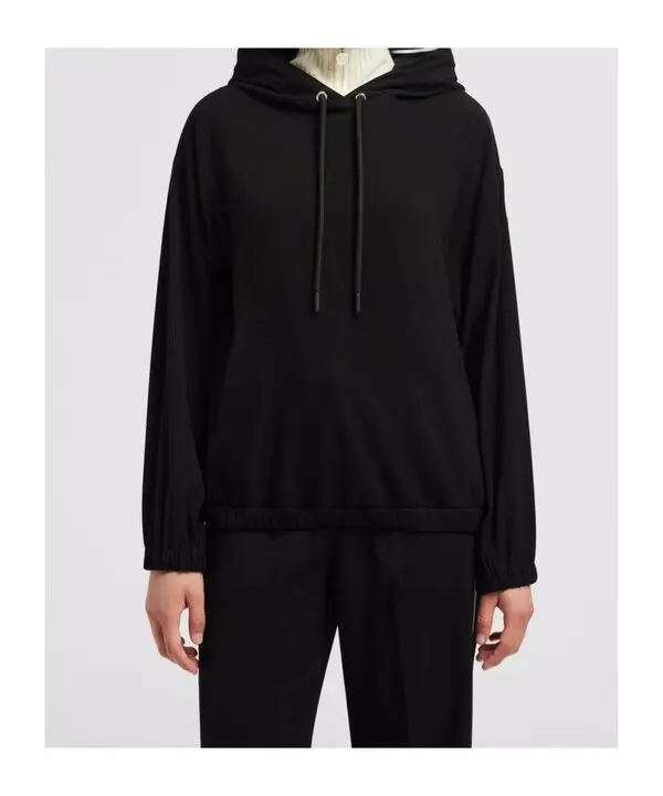 Moncler Logo Detailed Drawstring Hoodie