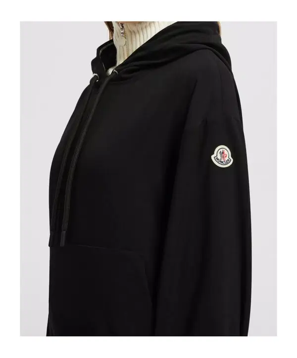 Moncler Logo Detailed Drawstring Hoodie