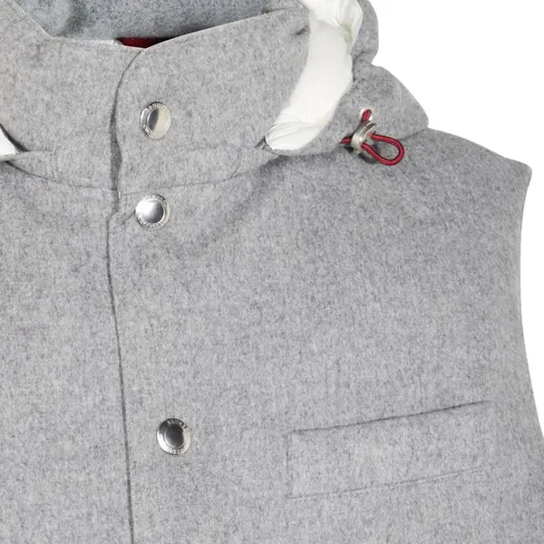 Brunello Cucinelli Sleeveless Hooded Vest - No