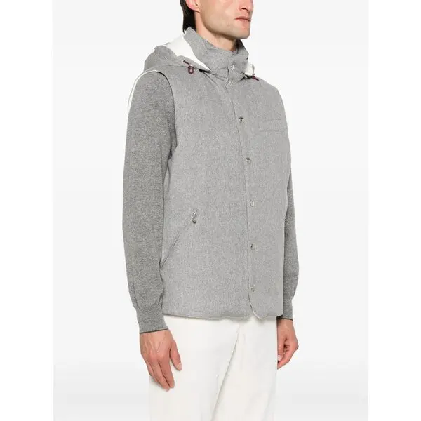 Brunello Cucinelli Sleeveless Hooded Vest - No