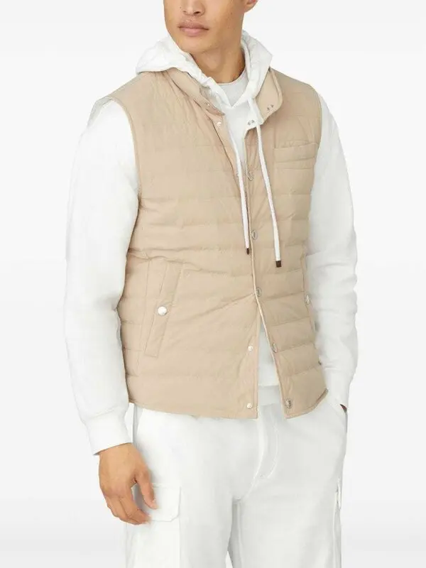 Brunello Cucinelli High-neck Padded Gilet