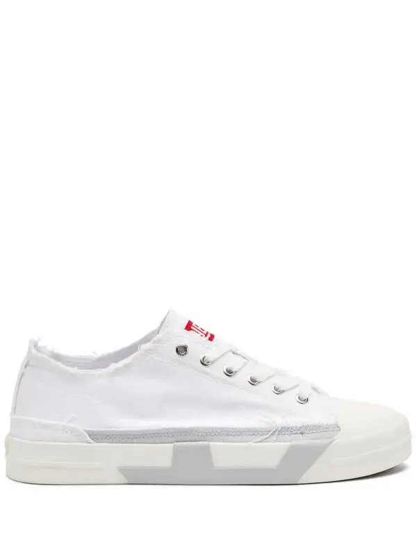 DIESEL® Lace-up Distressed Sneakers