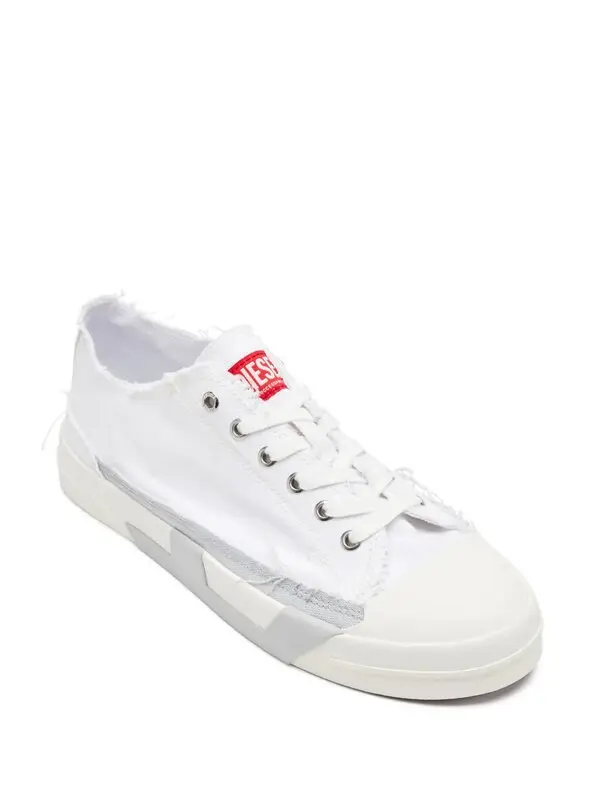 DIESEL® Lace-up Distressed Sneakers