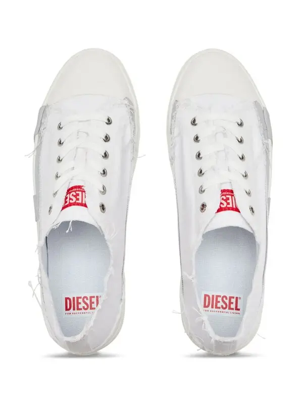 DIESEL® Lace-up Distressed Sneakers