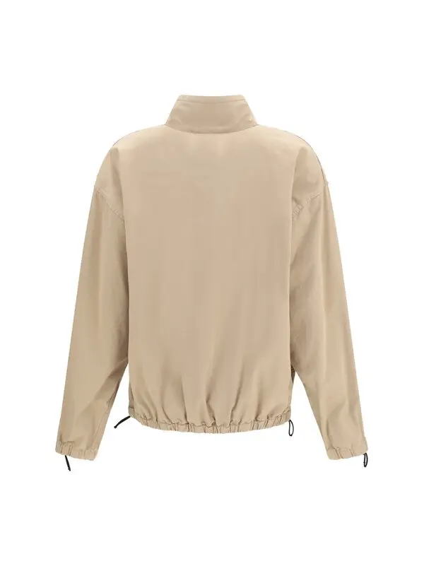 Miu Miu Washed Gabardine Blouson Jacket - Rope