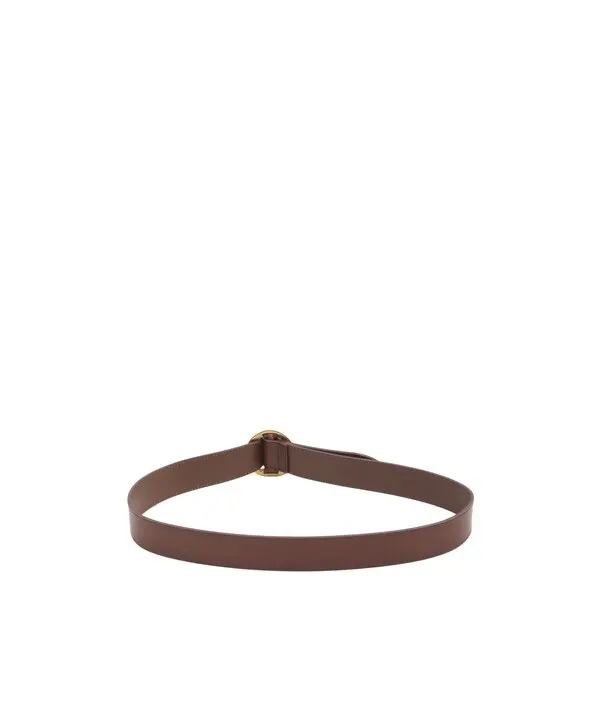Saint Laurent Oval Buckle Belt