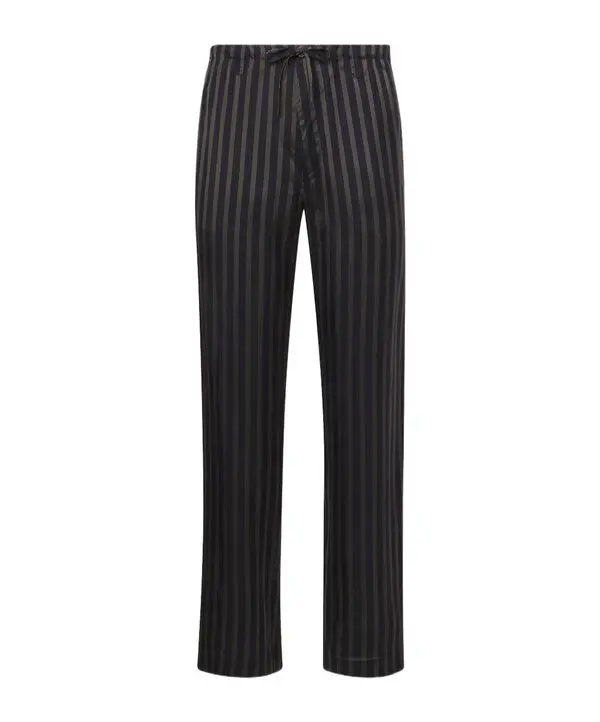 Dries Van Noten Mid-rise Straight Pants - Black