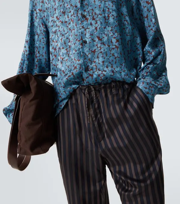 Dries Van Noten Mid-rise Straight Pants