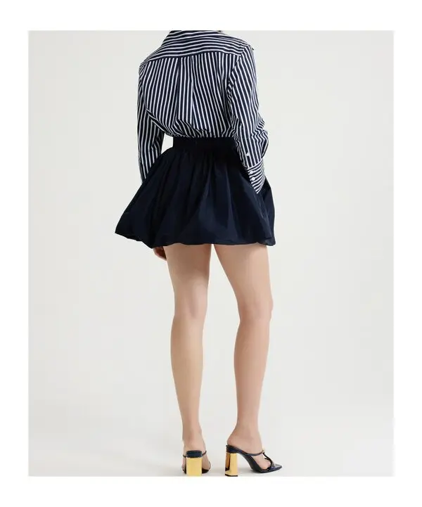PATOU Striped Fitted Button-up Blouse
