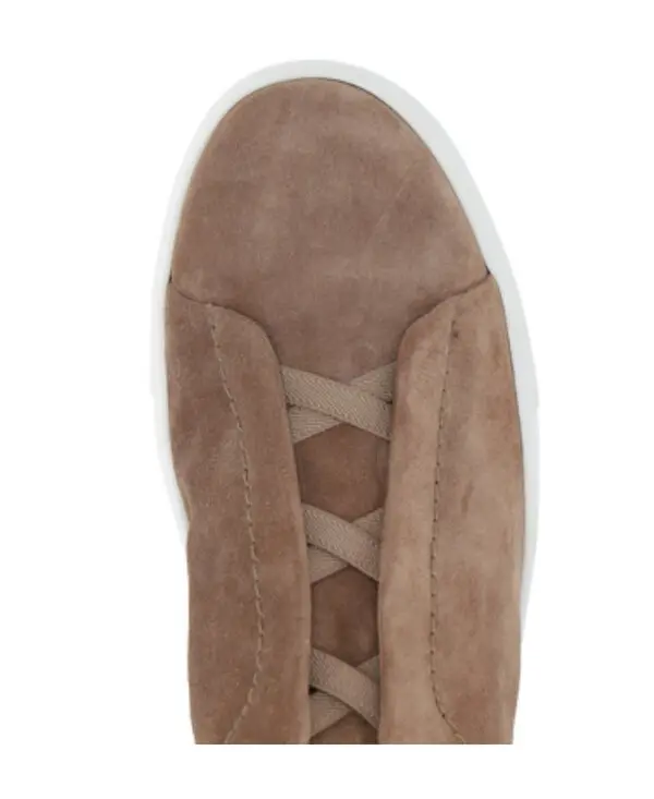 Zegna Triple Stitch Slip-on Sneakers