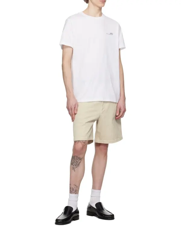 A.p.c. Cohbo Logo Printed Crewneck T-shirt - White