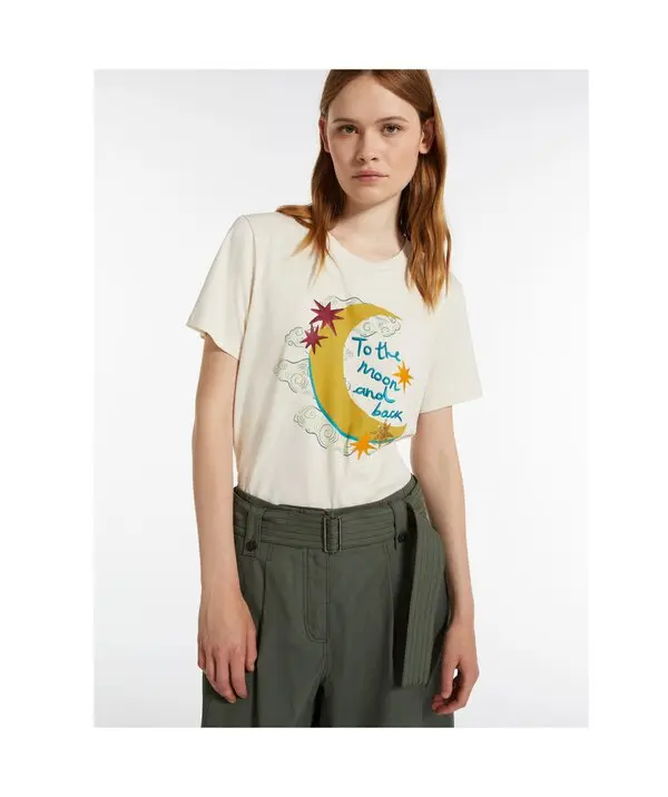 Max Mara Embroidered T-shirt