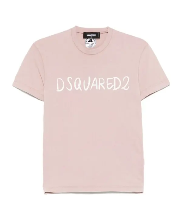Dsquared2 Handwritten Logo T-shirt - Nude