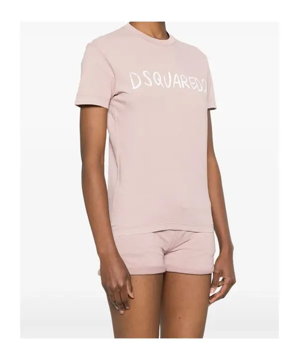 Dsquared2 Handwritten Logo T-shirt - Nude