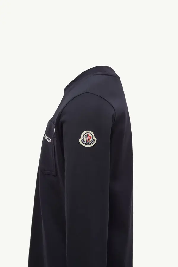 Moncler Long Sleeve Logo Pocket T-shirt