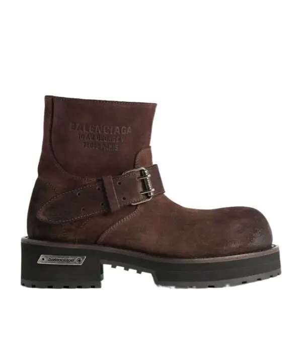 Balenciaga Venom Mini Bootie With Buckle Detail